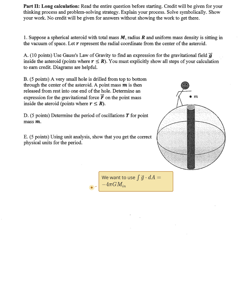 Solved Part II: Long calculation: Read the entire question | Chegg.com