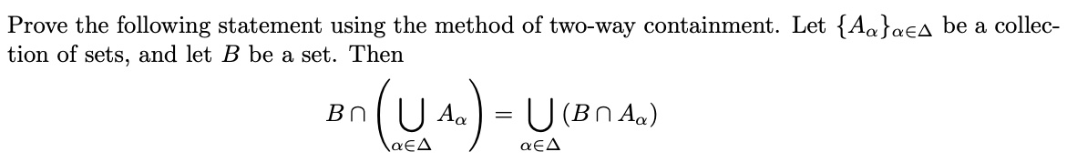 Solved Prove the following statement using the method of | Chegg.com