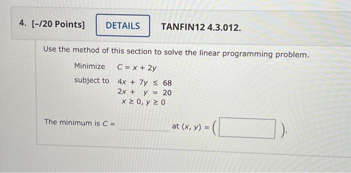 Solved Set up the initial tableau for the following problem: | Chegg.com