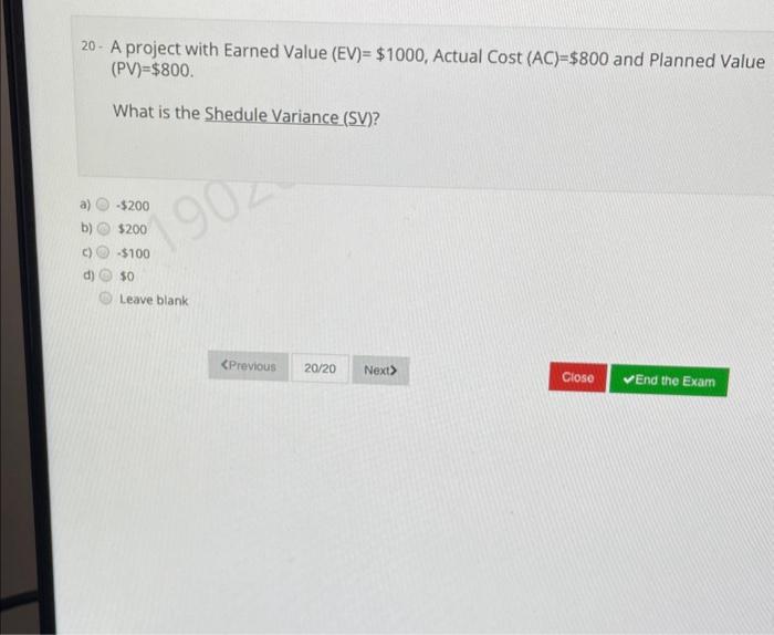 Solved 8. For a project with independent estimate at | Chegg.com