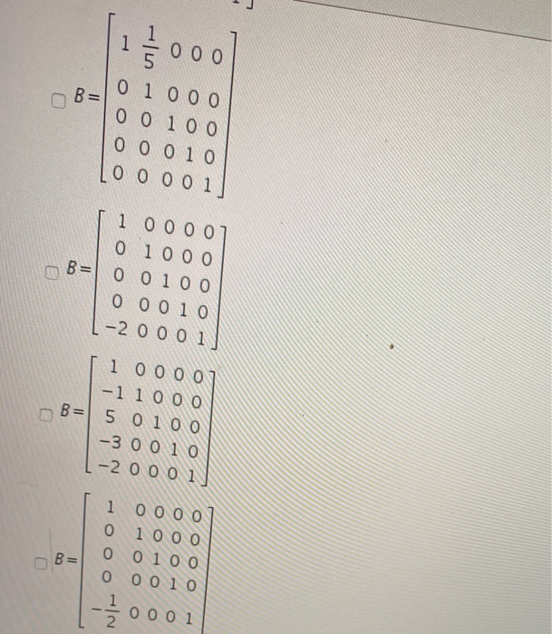 Solved QUESTION 2 Alex is using desmos.com/matrix to reduce | Chegg.com