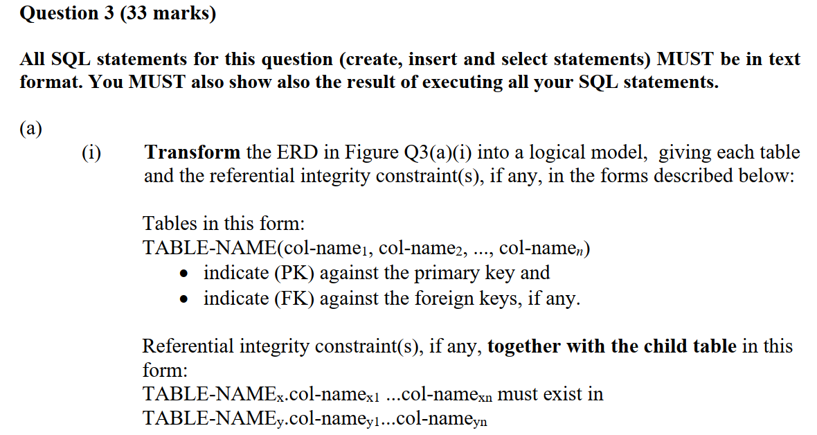 Solved ?1, ﻿col-name ?(2),dots, col-name ?(n) ?(x).col-name | Chegg.com
