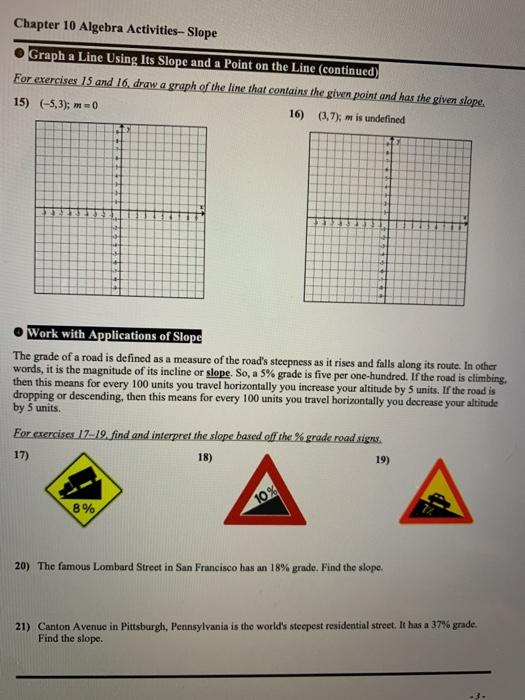 Solved Chapter 10 Algebra Activities Slepe Chapter 10 