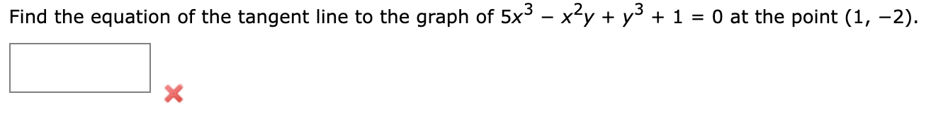 Solved Find the equation of the tangent line to the graph of | Chegg.com