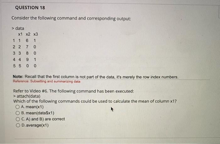 Solved QUESTION 15 Consider the following command and | Chegg.com