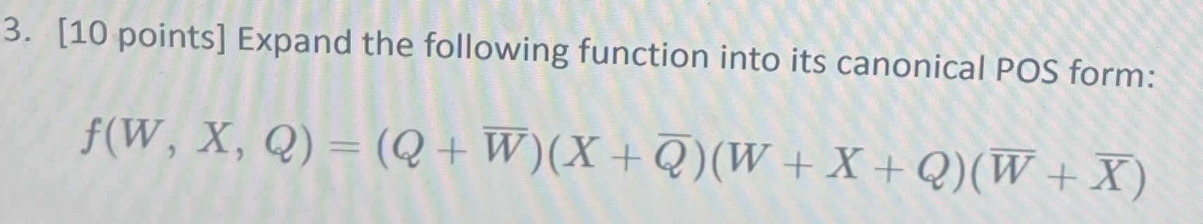 Solved [10 ﻿points] ﻿Expand the following function into its | Chegg.com