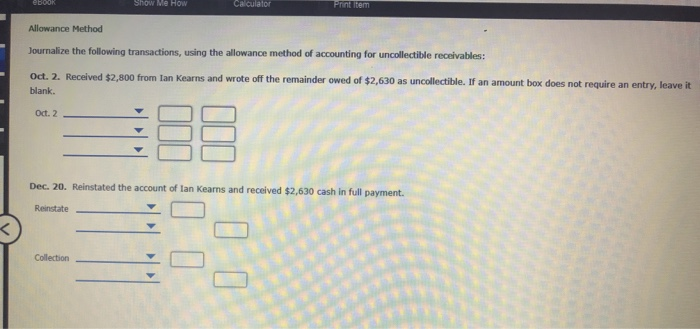 Solved Car Allowance Method Journalize the following | Chegg.com