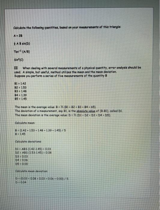 I Measurements are never perfectly accurate: they | Chegg.com