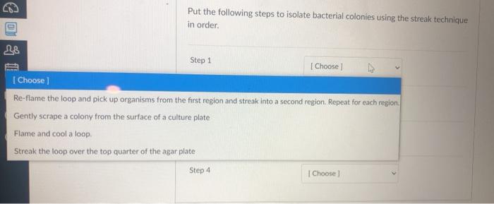 Solved A B С E D [Choose round smooth filamentous lobate A | Chegg.com