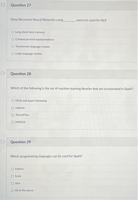 Solved Deep Recurrent Neural Networks using were/are used | Chegg.com