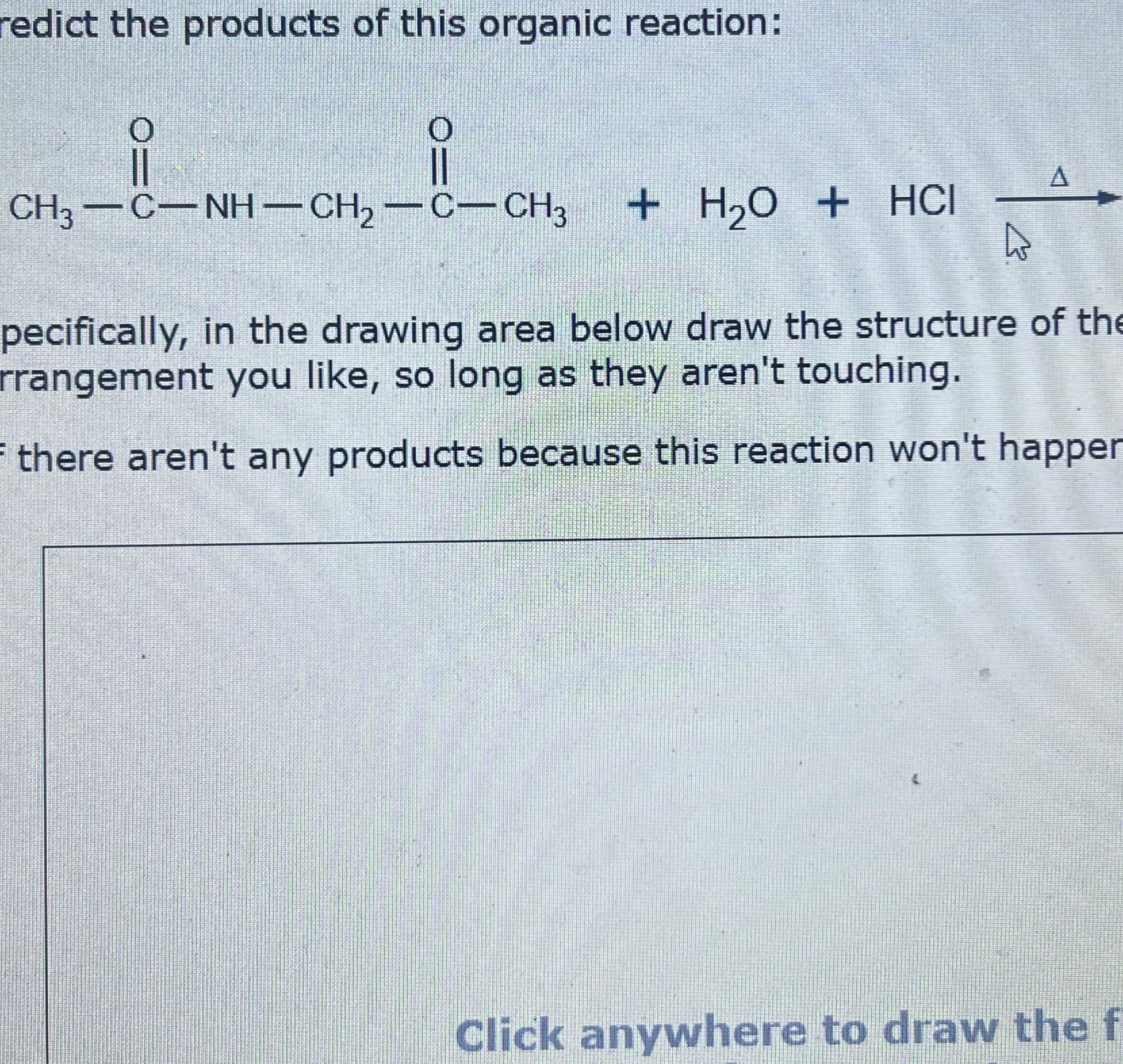 Solved redict the products of this organic | Chegg.com