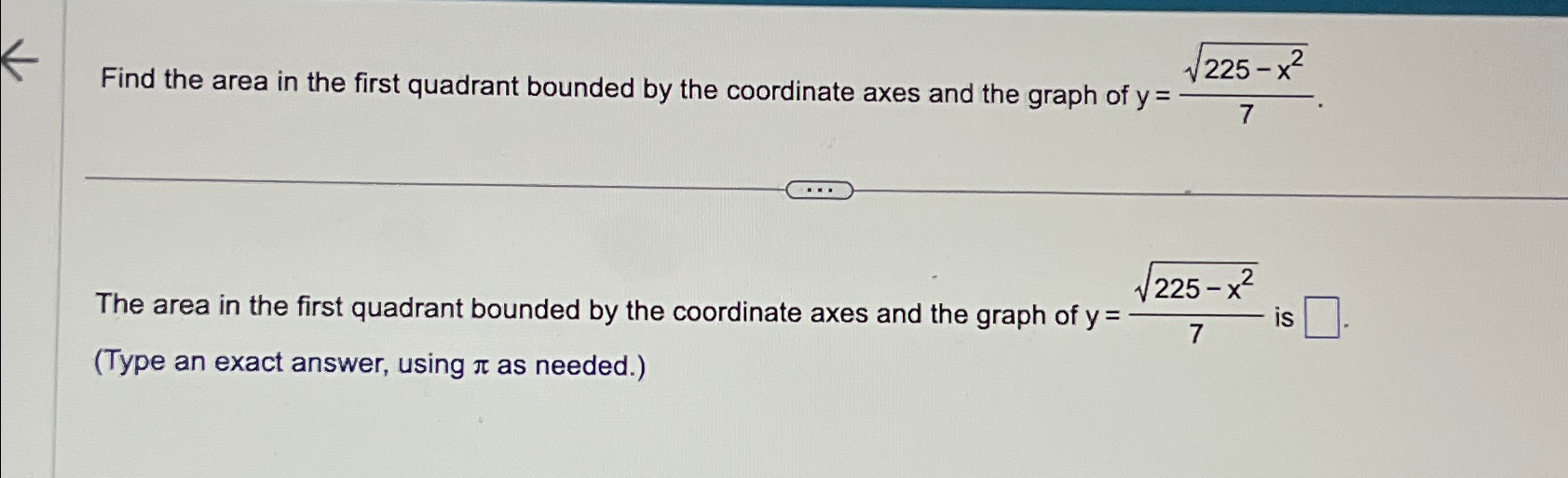 Solved Find the area in the first quadrant bounded by the | Chegg.com