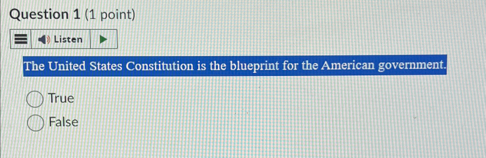 Solved Question 1 (1 point)ListenThe United States | Chegg.com Solved Question 1 (1 point)ListenThe United States | Chegg.com