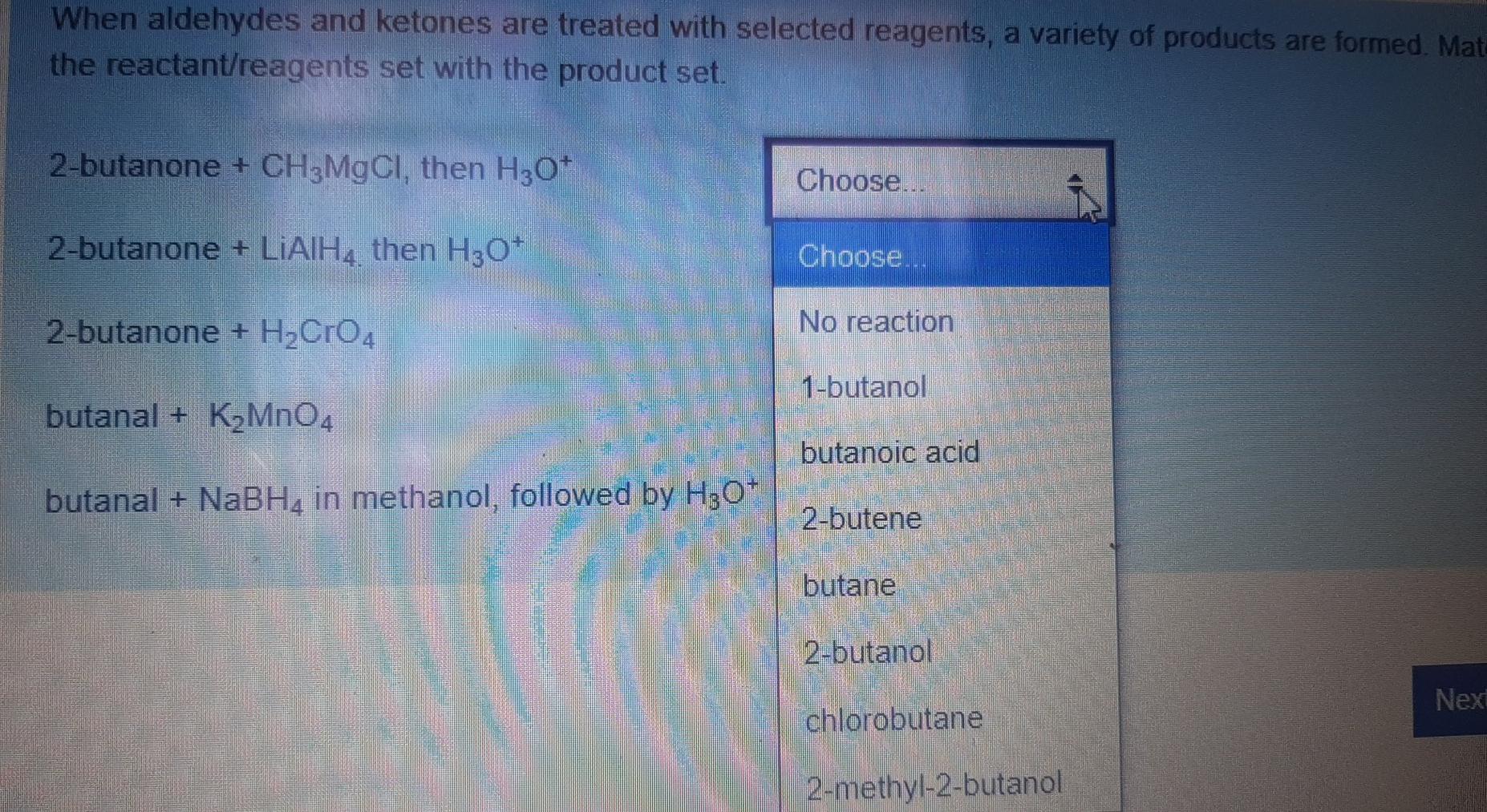 Solved The alcohol 1-methylcyclohexanol, undergoes | Chegg.com