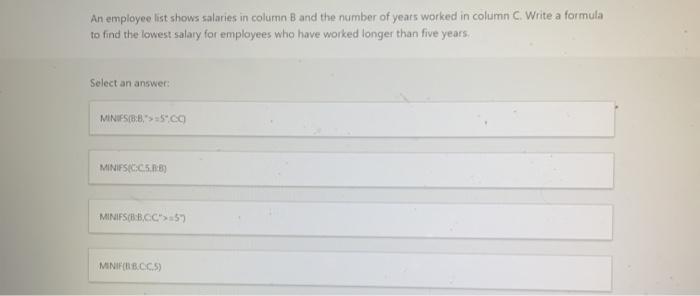 Solved Question 22 of 29 Which function returns TRUE if cell | Chegg.com