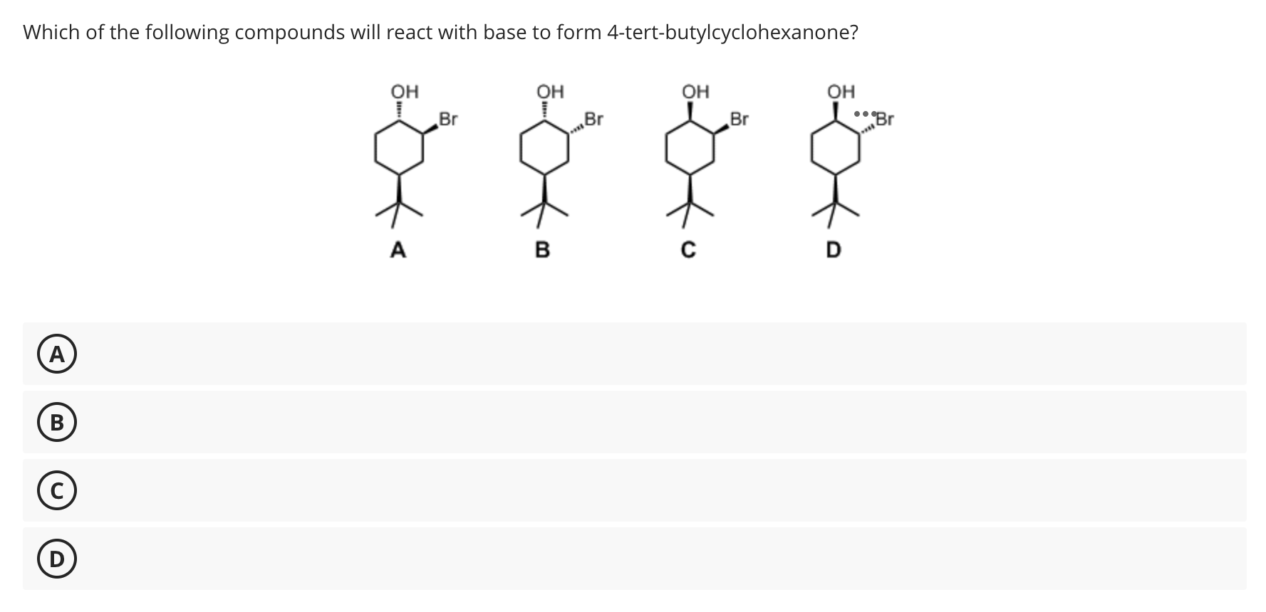 Solved Which of the following compounds will react with base | Chegg.com