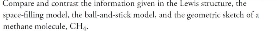 Solved Compare and contrast the information given in the | Chegg.com