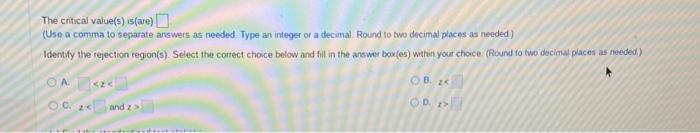 Solved Ch 8.6The same as , greater than, different than , | Chegg.com
