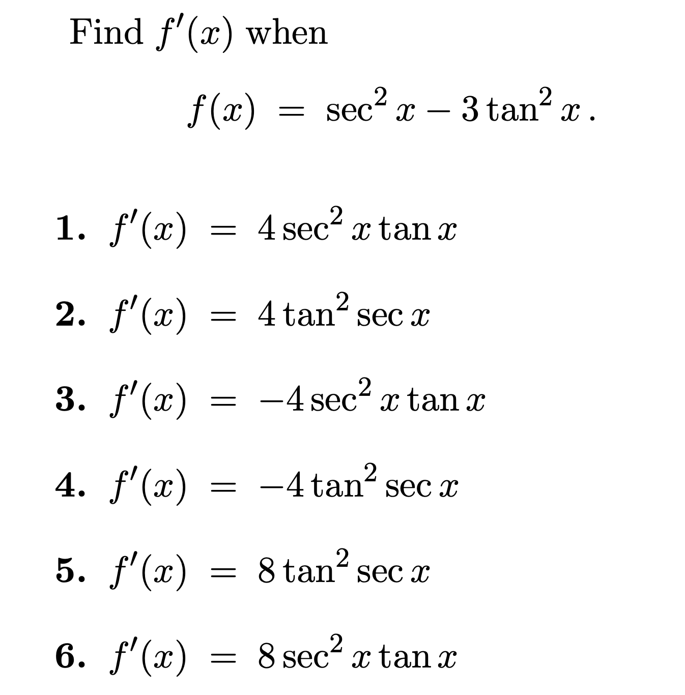 Solved Find f'(x) | Chegg.com