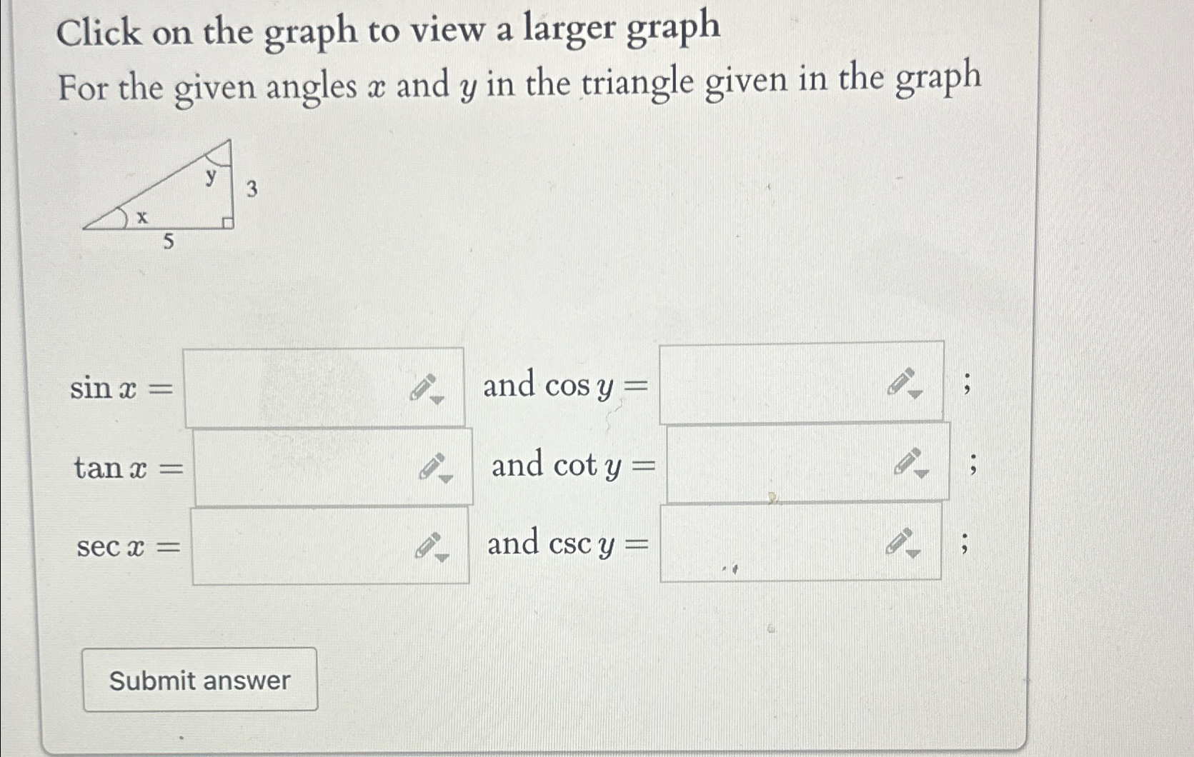 Solved Click on the graph to view a larger graphFor the | Chegg.com