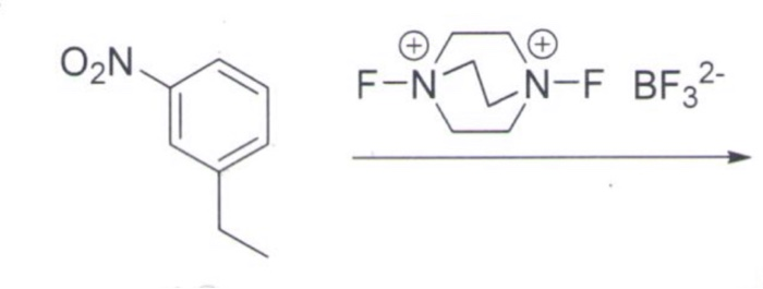 Solved Но. SO3 / H2SO4 Br2 68°C O2N. F-N N-F BF 2- | Chegg.com