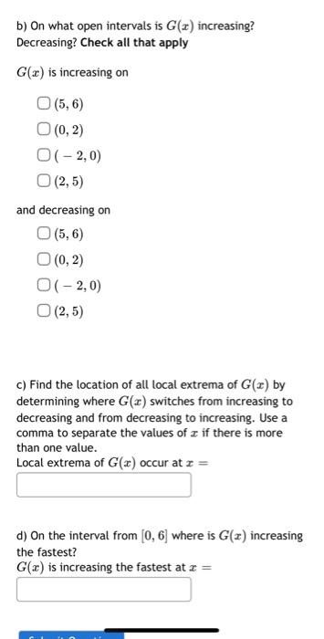 Solved g is a piecewise function composed of line segments | Chegg.com
