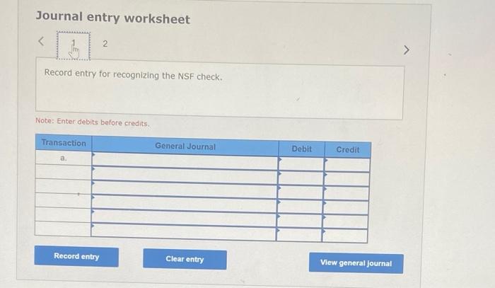 Solved Han's Supplies' bank statement contained a $420 NSF | Chegg.com