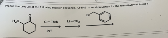 Solved Predict the product of the following reaction | Chegg.com