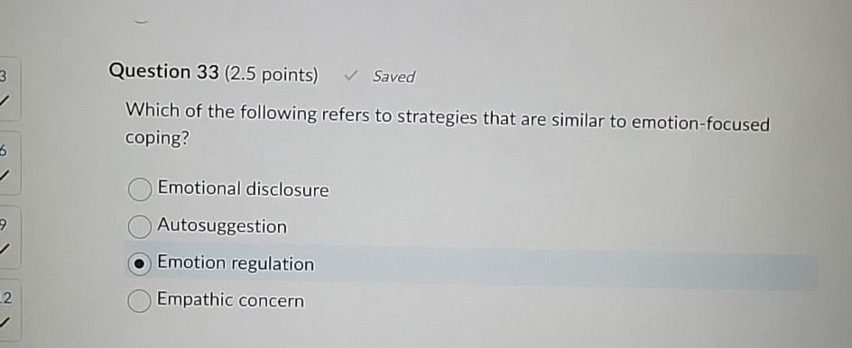 Solved Question 33 (2.5 ﻿points) ﻿SavedWhich of the | Chegg.com