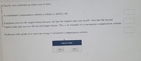Solved Classify each statement as either true or false.A | Chegg.com