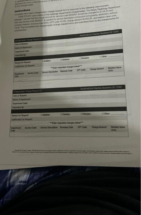 Solved Does anyone know how to fill out both of these | Chegg.com