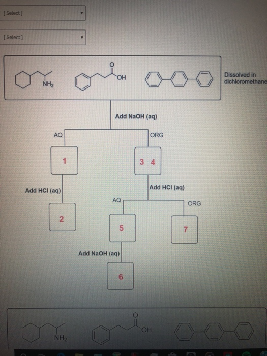 Solved The following flow chart outlines an acid/base | Chegg.com