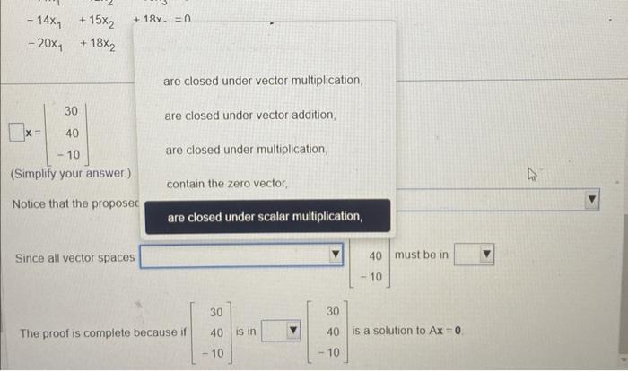 Solved It can be shown that a solution of the system below | Chegg.com