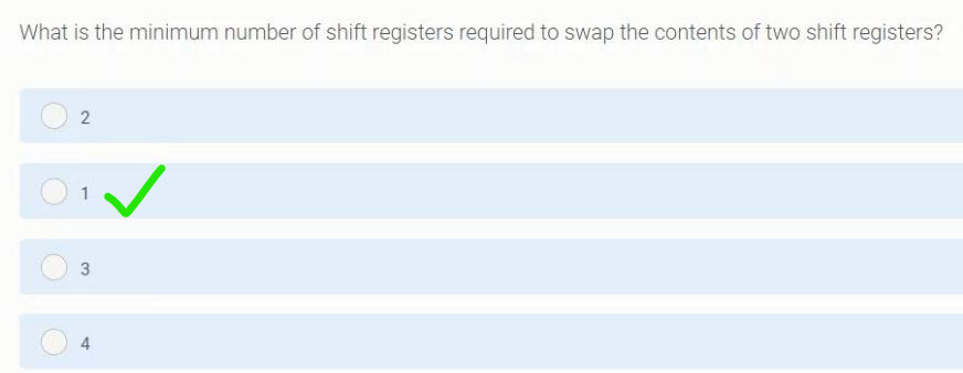 Solved What is the minimum number of shift registers | Chegg.com