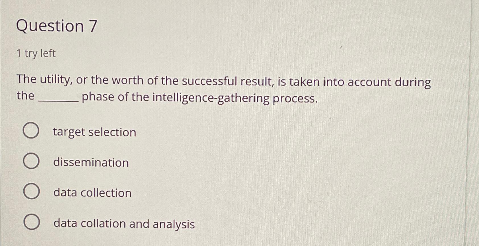 Solved Question 71 ﻿try leftThe utility, or the worth of the | Chegg.com