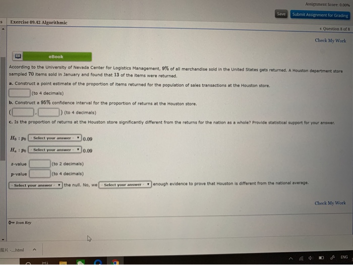 Solved Assignment Score: 0.00% Save Submit Assignment for | Chegg.com
