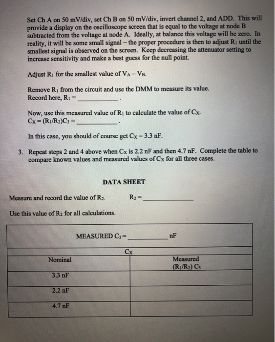 Solved 1. The circuit in Figure 1 will be used to determine | Chegg.com