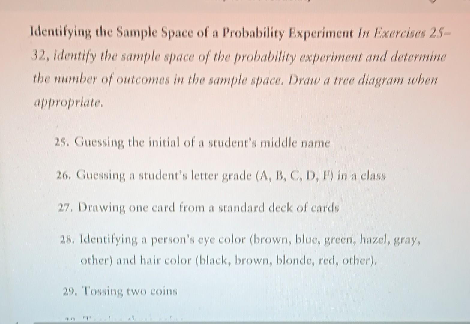Solved Determining a Missing Probability In Exercises 25 and | Chegg.com