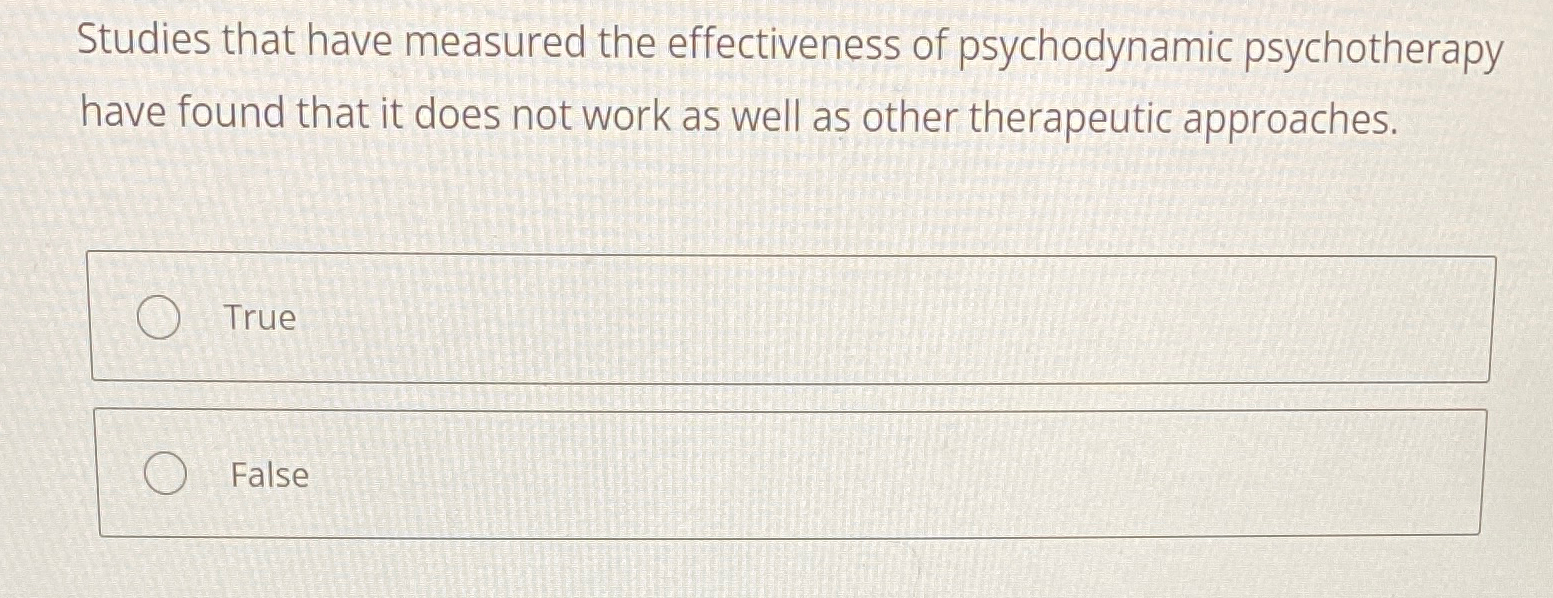 Solved Studies that have measured the effectiveness of | Chegg.com