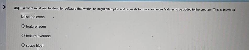 Solved If a client must wait too long for software that | Chegg.com