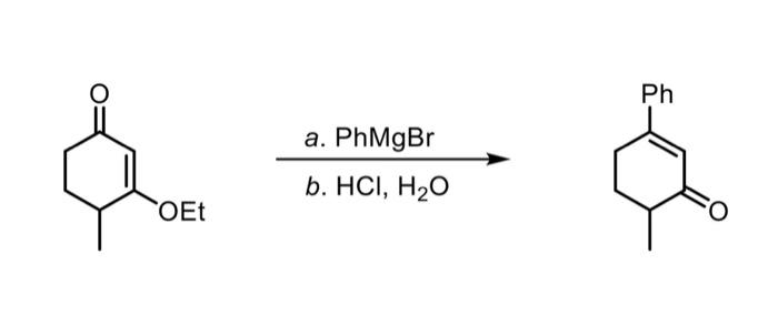 Solved a. PhMgBr HCl,H2O | Chegg.com