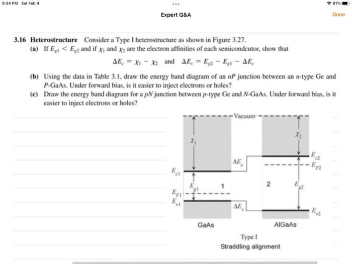 Solved Table 3.1 Selected typical properties of various | Chegg.com