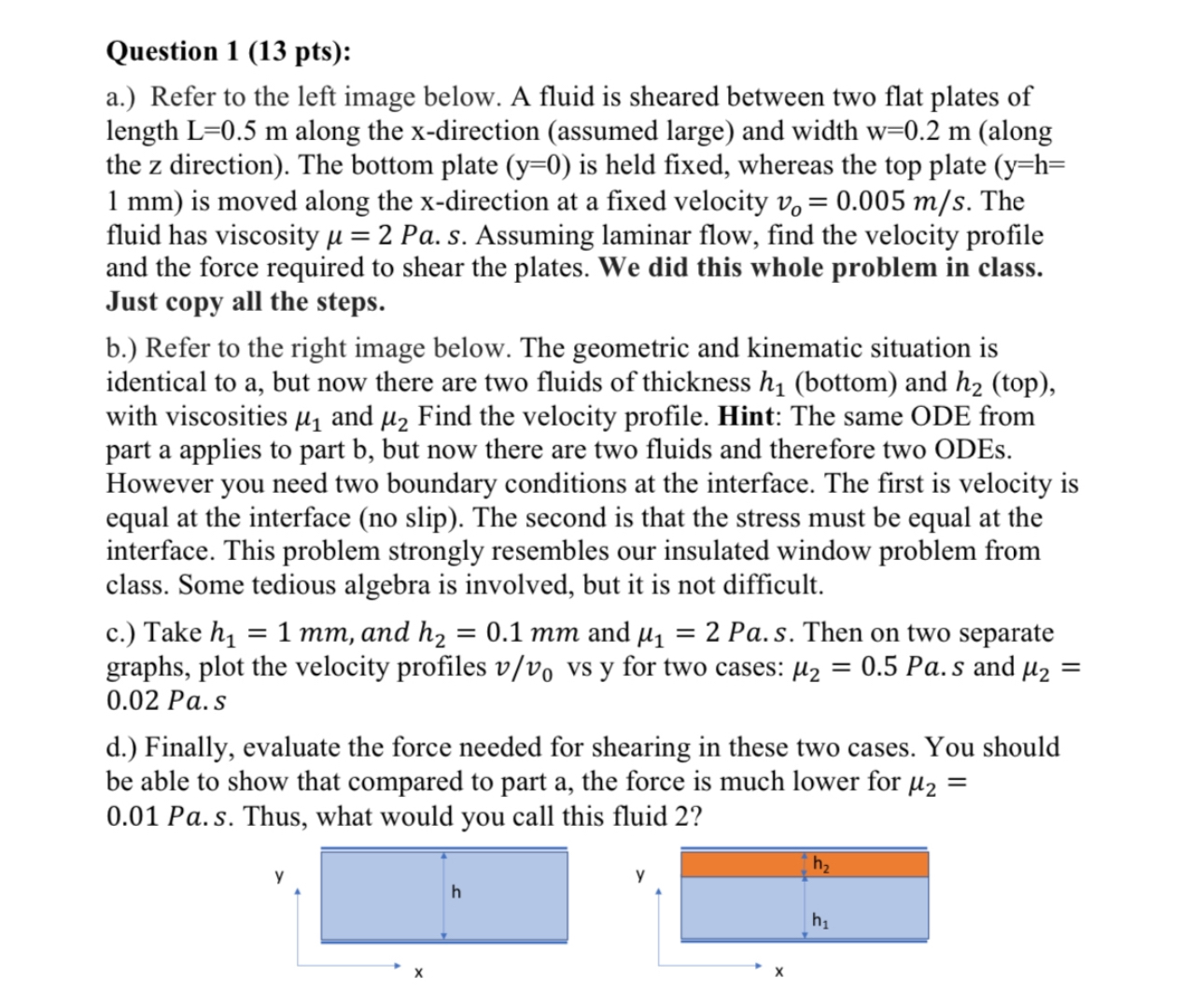 Solved Question 1 (13 ﻿pts):a.) ﻿Refer to the left image | Chegg.com