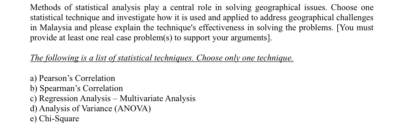 Solved Methods of statistical analysis play a central role | Chegg.com