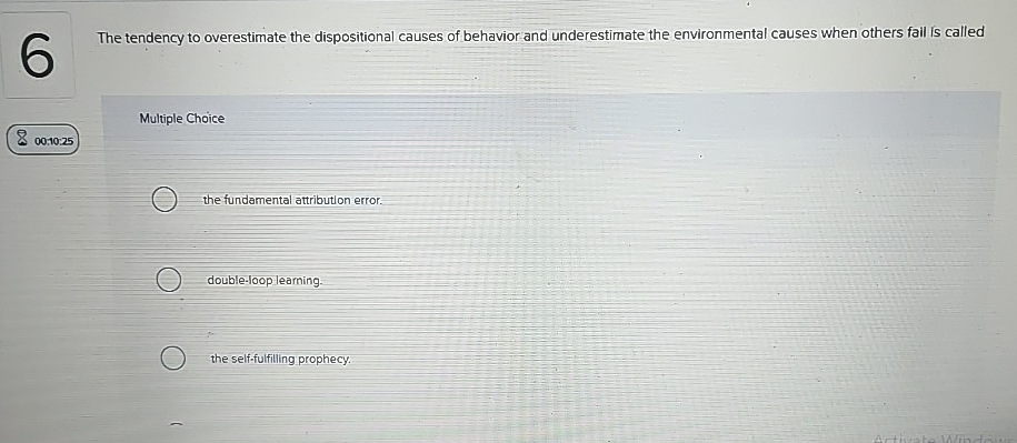 Solved The tendency to overestimate the dispositional causes | Chegg.com
