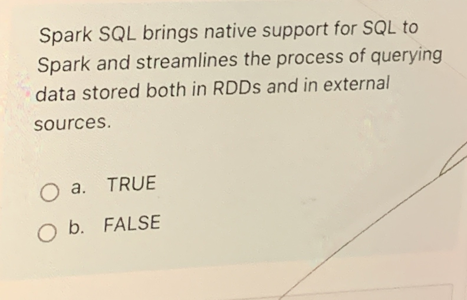 Solved Spark Sql Brings Native Support For Sql To Spark A 