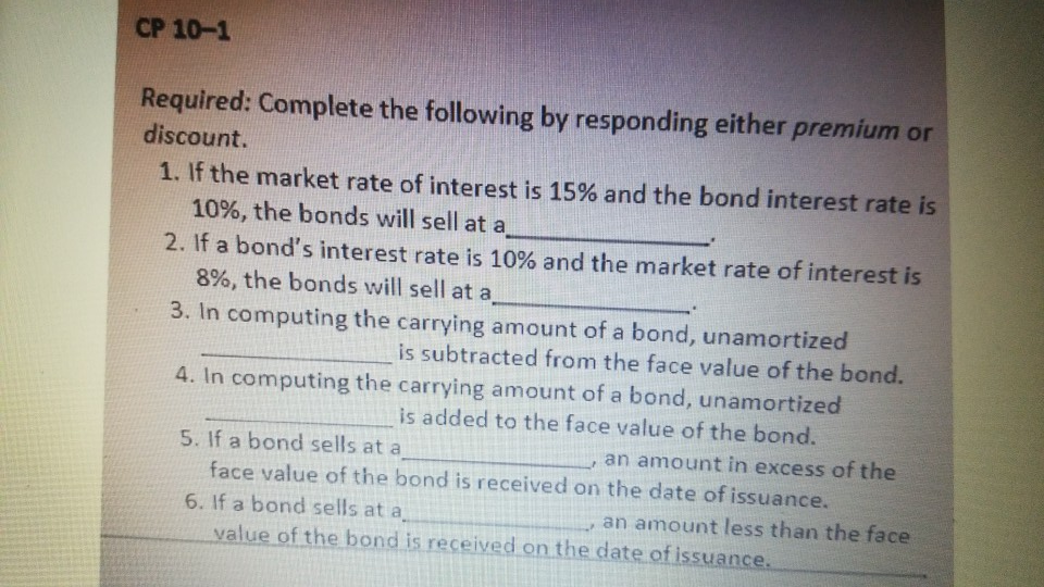 Solved CP 10-1 Required: Complete the following by | Chegg.com