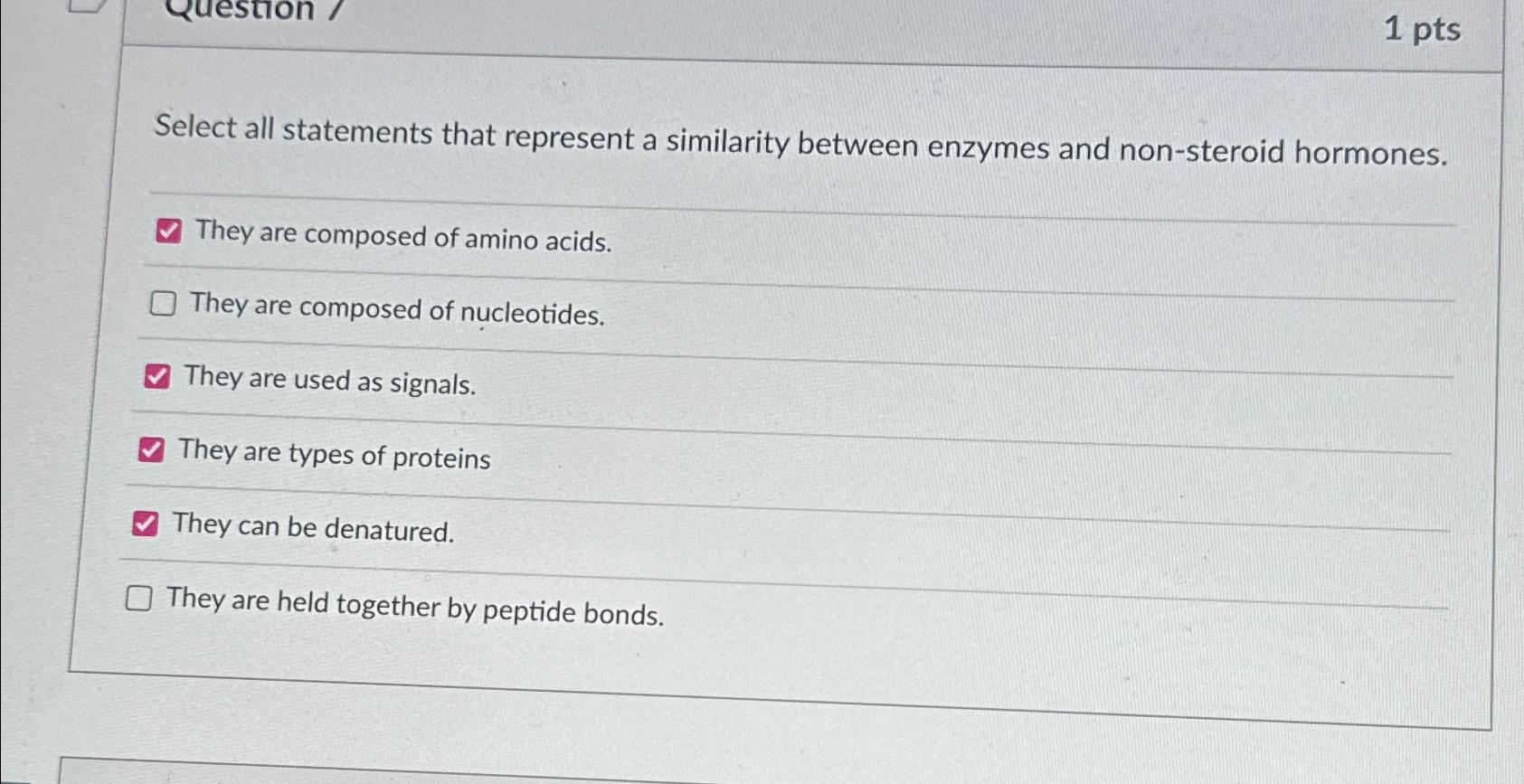 Solved Select all statements that represent a similarity | Chegg.com