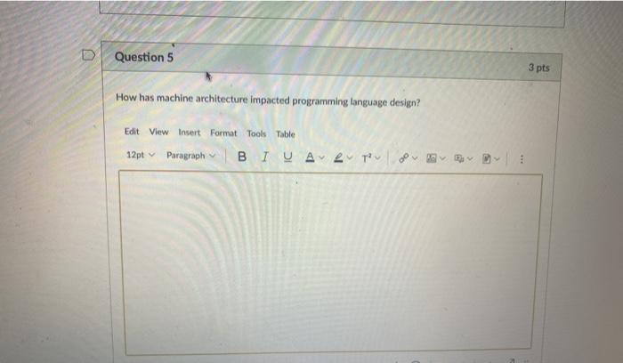 Solved Question 3 2 pts This programming paradigm is closely | Chegg.com