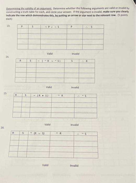 FOR ALL OF THE COMPLETE TRUTH TABLE PROBLEMS (\#1 - | Chegg.com